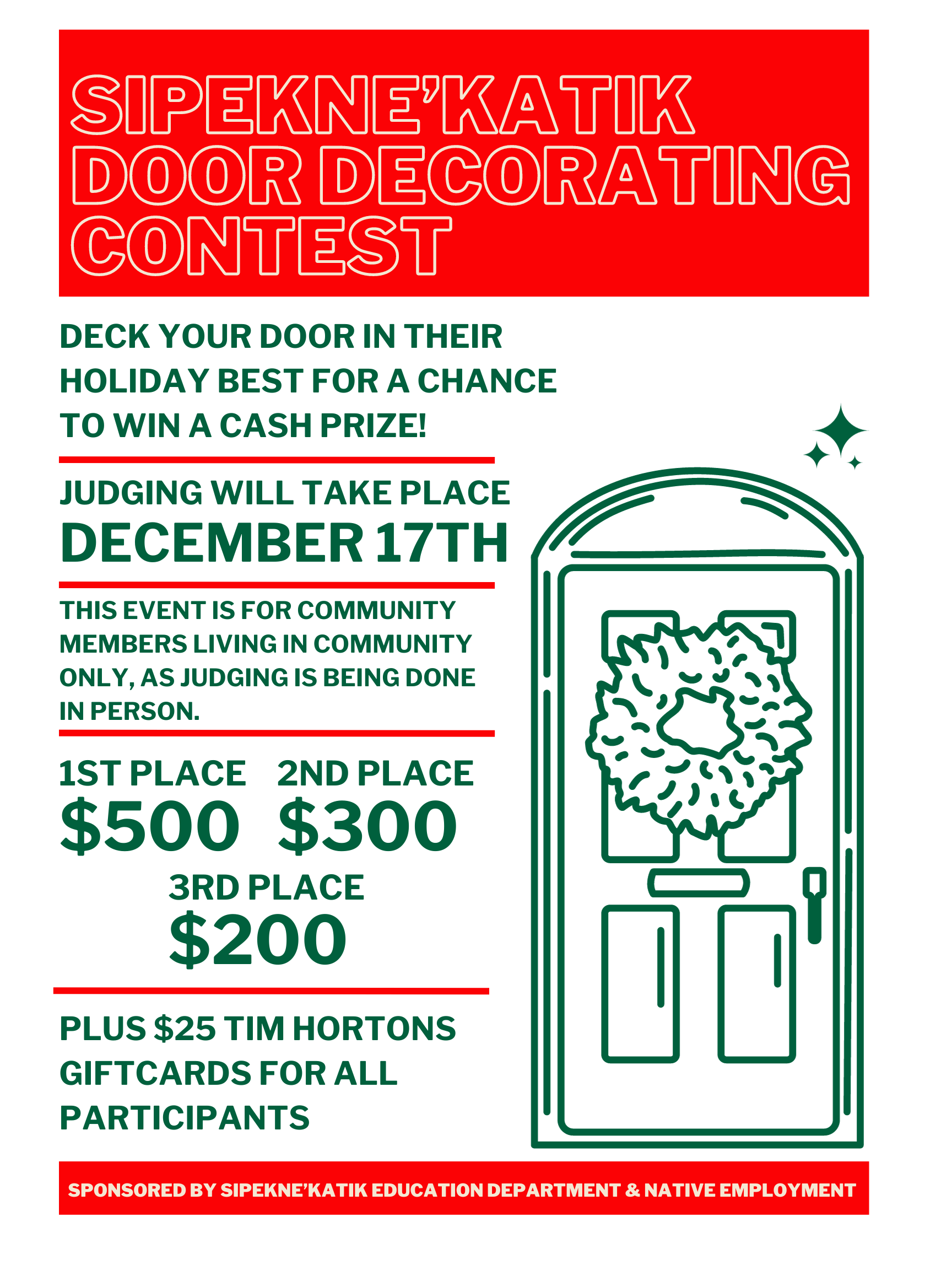 Sipekne’katik Door Decorating Contest — Sipekne'katik