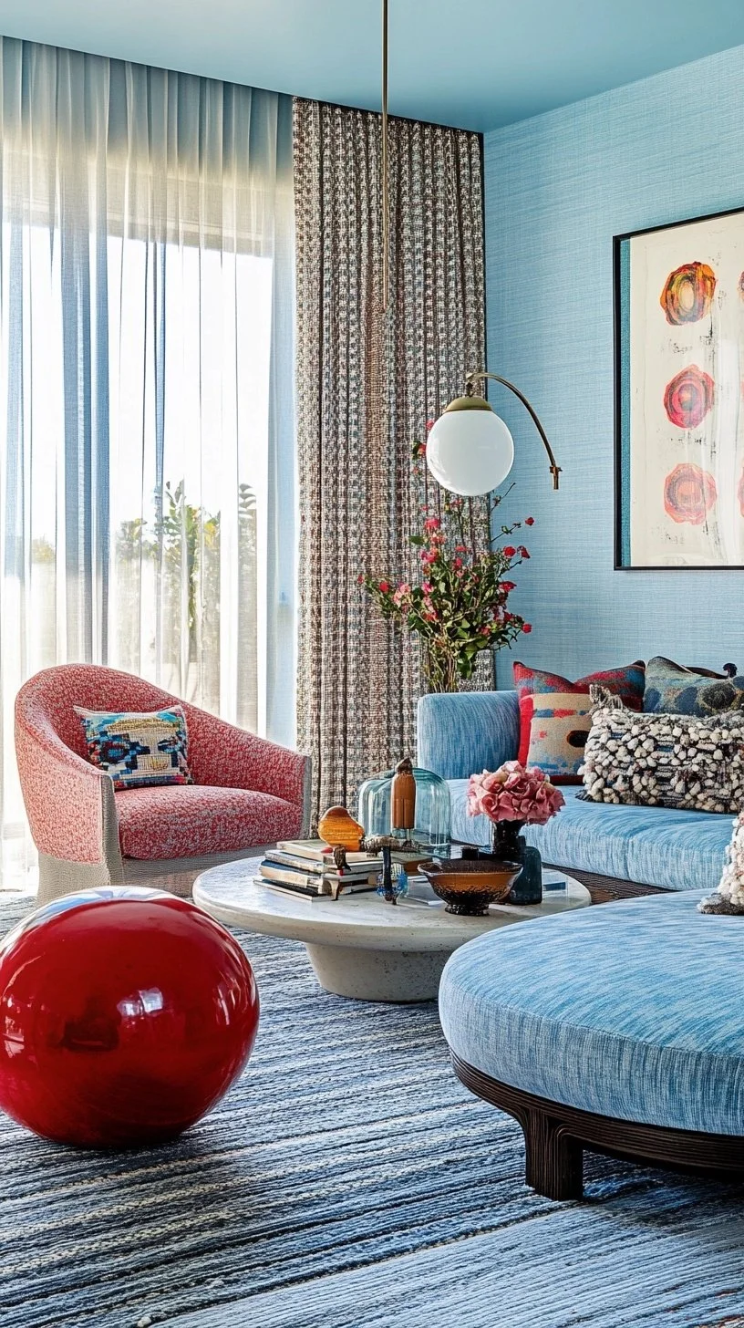 Enhancing Your Space with Light, Muted Blue and Red: A Design Journey ...