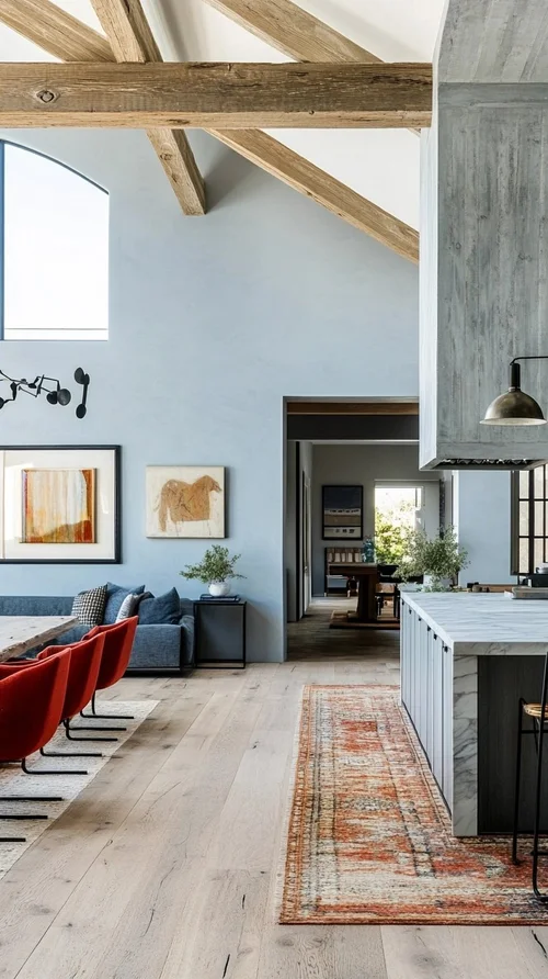Enhancing Your Space with Light, Muted Blue and Red: A Design Journey ...