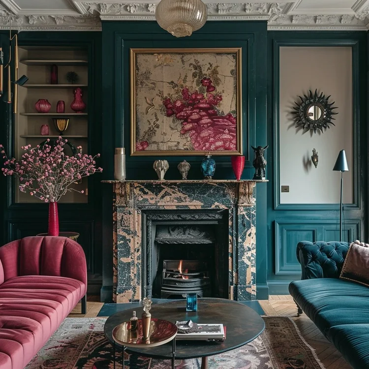 Curating Bold, Layered Spaces: The Art of Captivating Interior Design ...