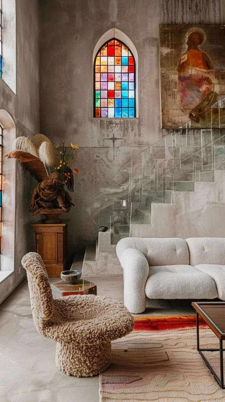 Transforming an Abandoned Church: A Vision for Unique, Bold Interiors ...