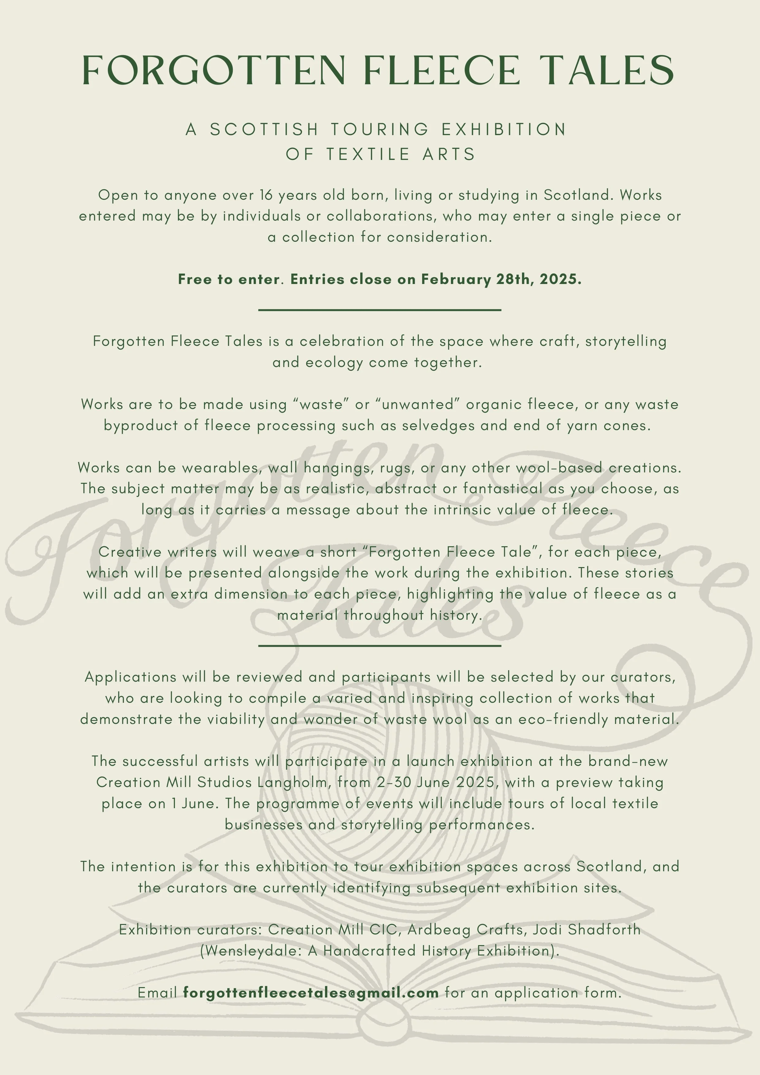 The Forgotten Fleece Tales — Creation Mill C.I.C