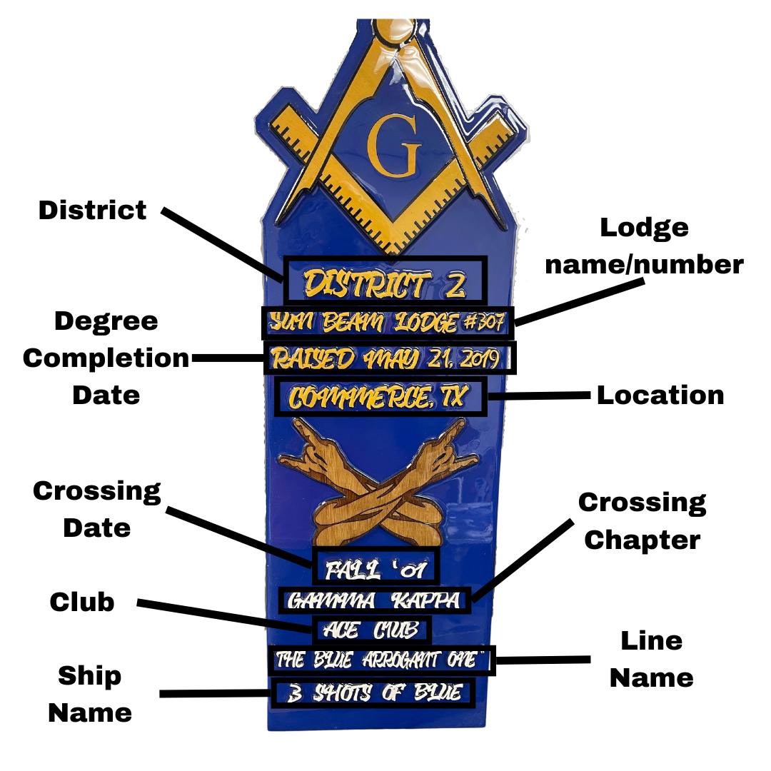 Mason Sigma Plaque — Woodz Up Studio