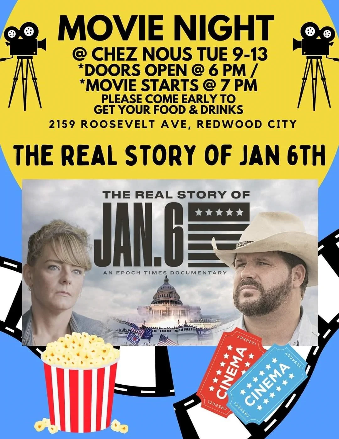 Movie Night - The Real Story of Jan 6th — San Mateo County Republican Party