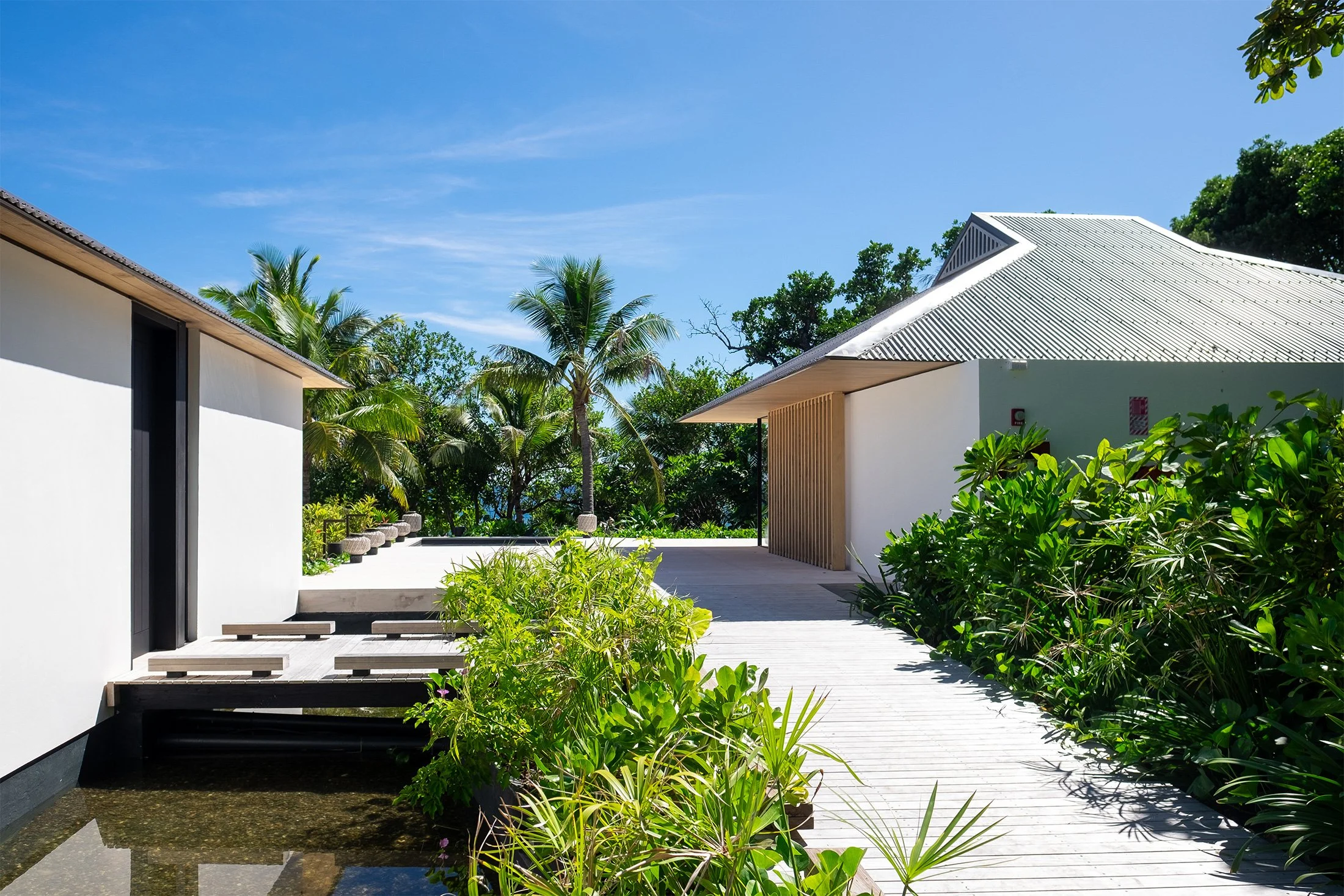 The Reef House, Vomo Island Resort, Fiji Islands is located on the ...