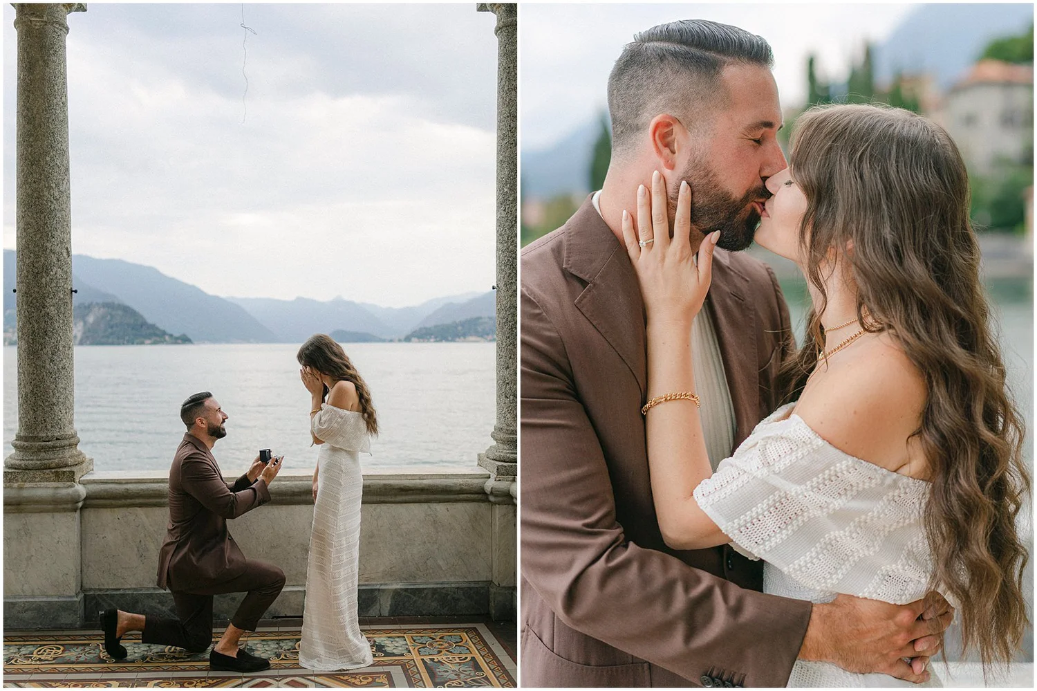 Marriage proposal in Lake Como — Lake Como wedding photographer