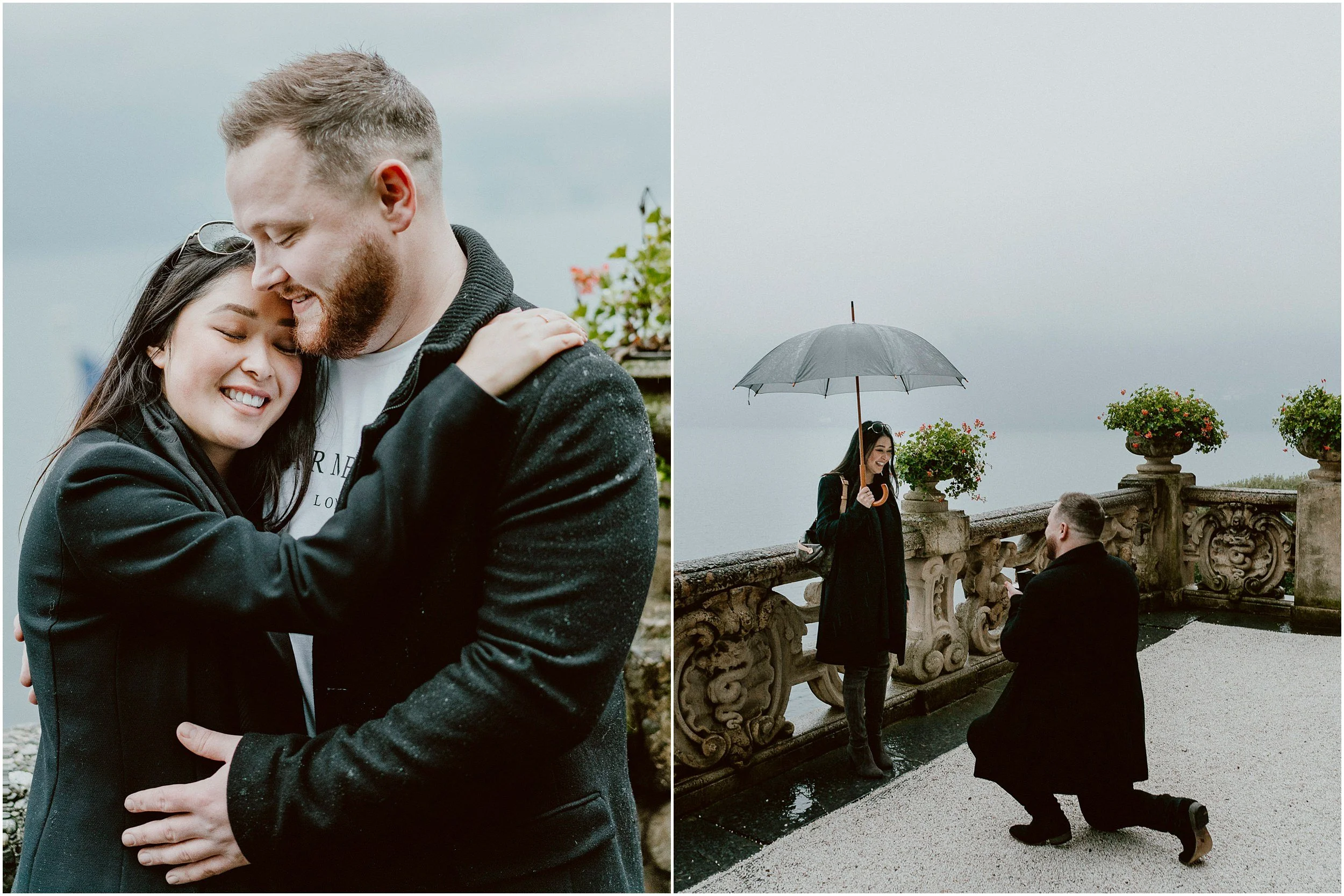 Marriage proposal in Lake Como — Lake Como wedding photographer