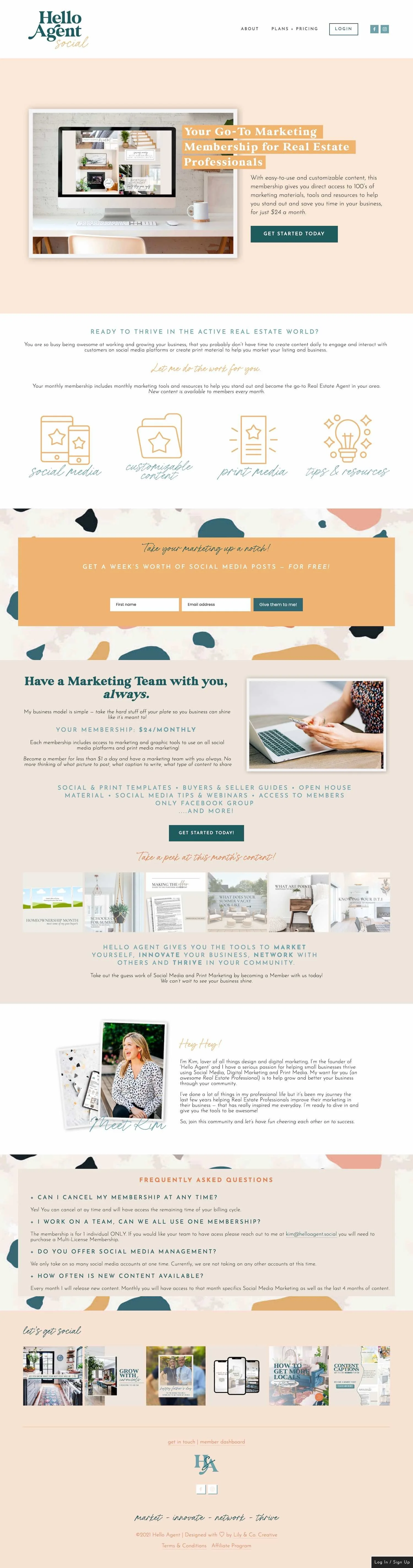50 Squarespace websites and template design examples — Paige Brunton ...