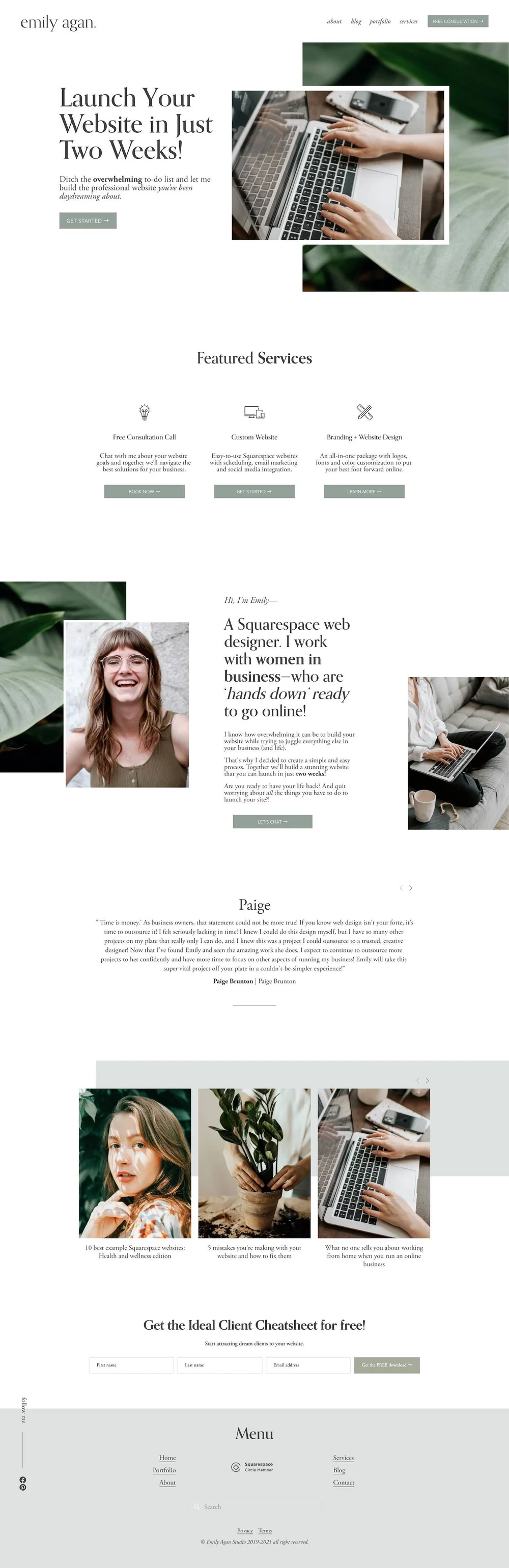 How to run a business with a new baby with Emily Agan — Paige Brunton