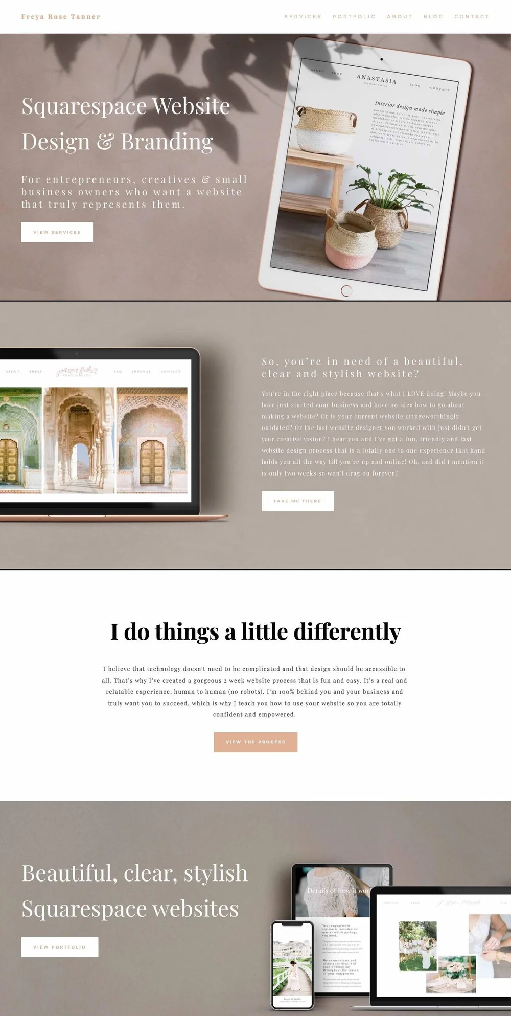 50 example Squarespace websites built by Square Secrets course students ...