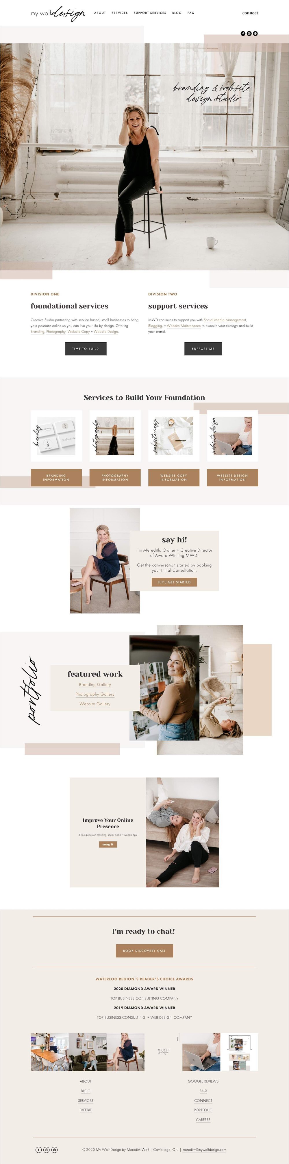 20+ best example Squarespace websites • web designer edition — Paige ...