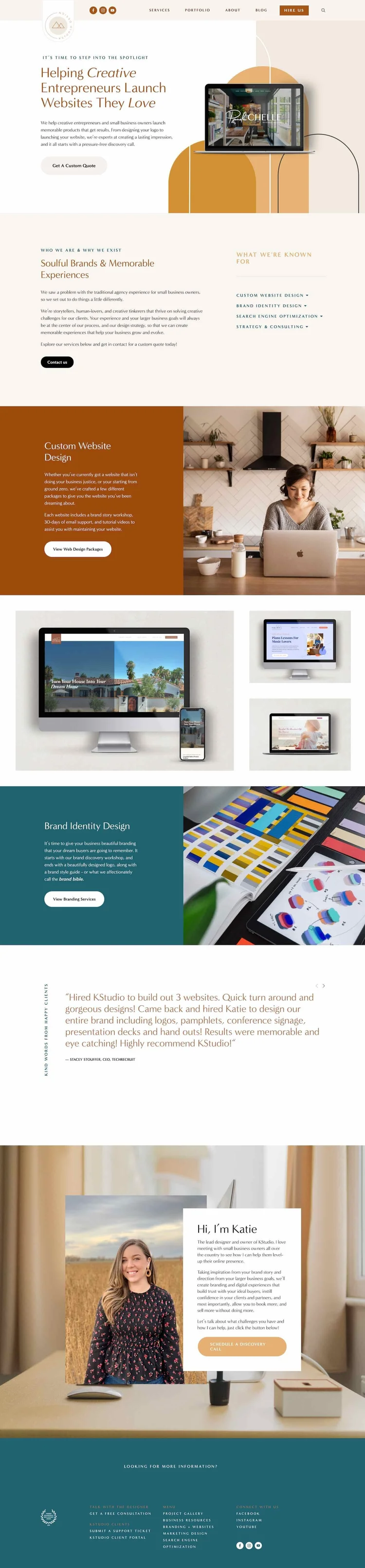20+ best example Squarespace websites • web designer edition — Paige ...