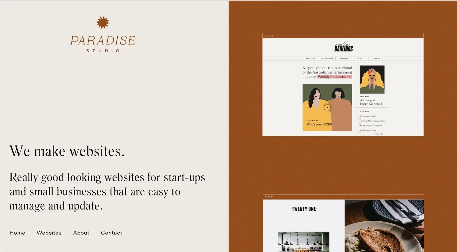 20+ best example Squarespace websites • web designer edition — Paige ...