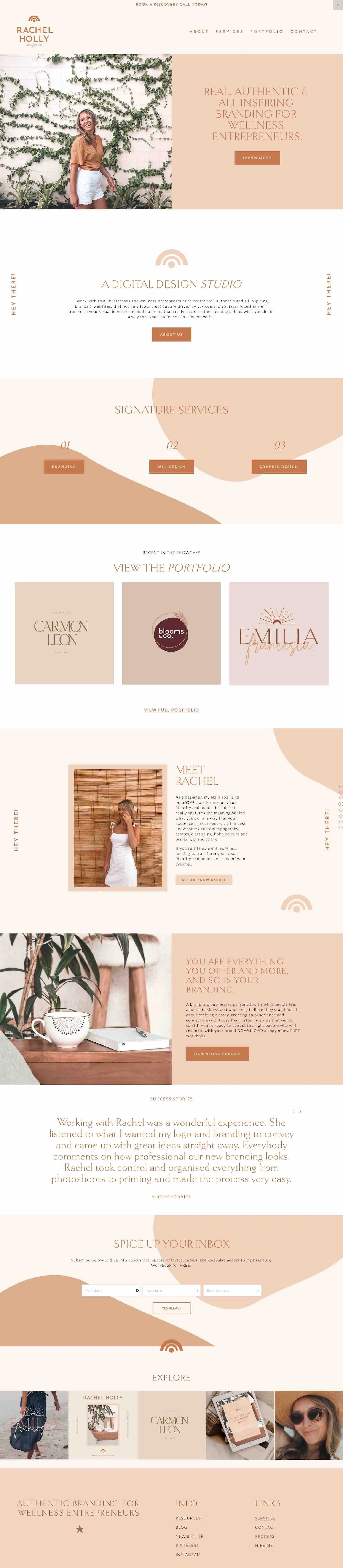 20+ best example Squarespace websites • web designer edition — Paige ...