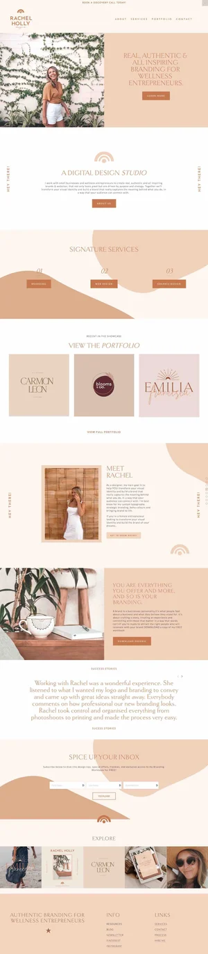 20+ best example Squarespace websites • web designer edition — Paige ...
