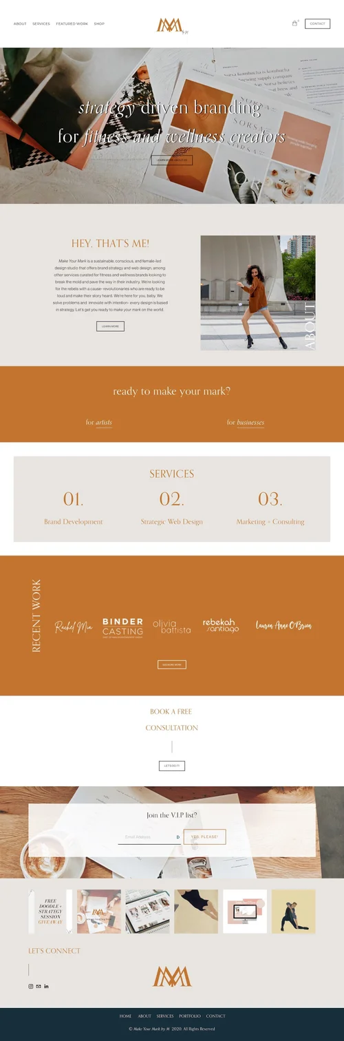 20+ best example Squarespace websites • web designer edition — Paige ...