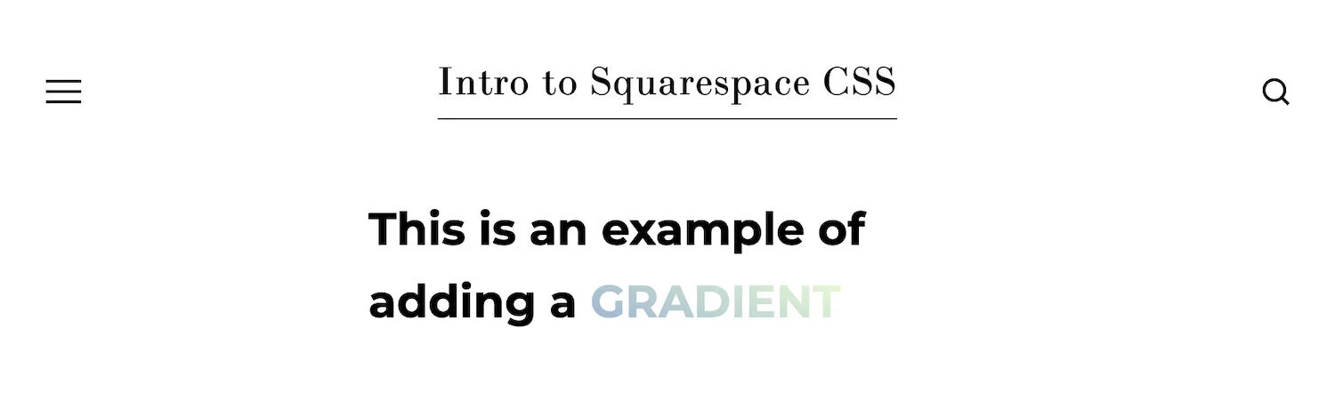 Squarespace CSS: 10 tips for customizing your site's fonts & text ...