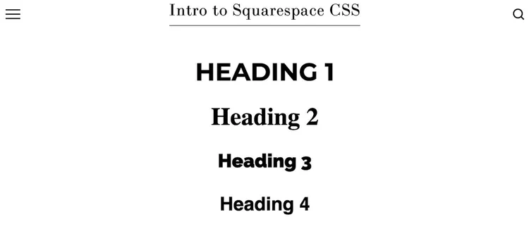 Squarespace CSS: 10 tips for customizing your site's fonts & text ...