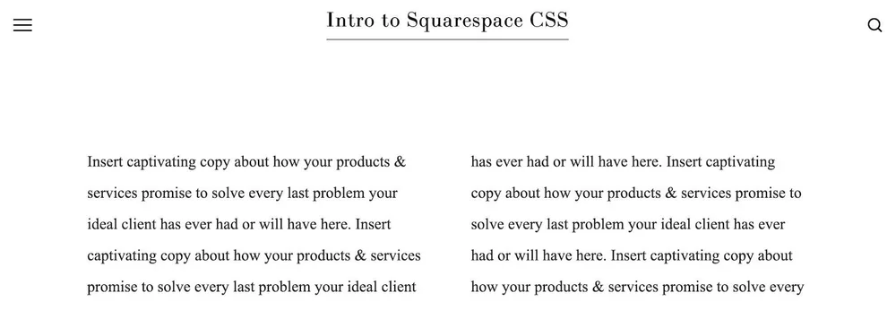 Squarespace CSS: 10 tips for customizing your site's fonts & text ...