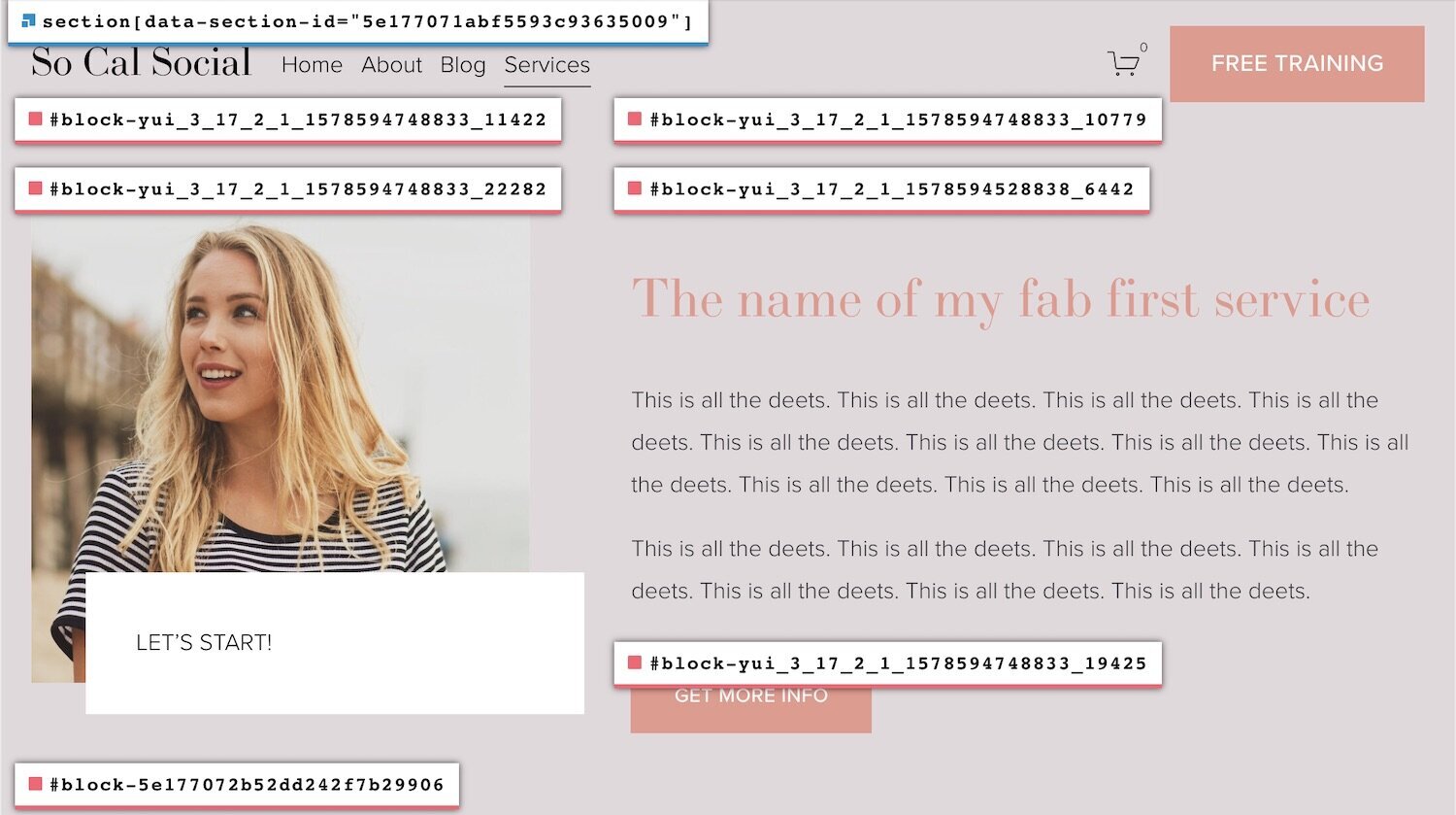 Squarespace CSS: how to target specific pages, sections, or blocks on ...