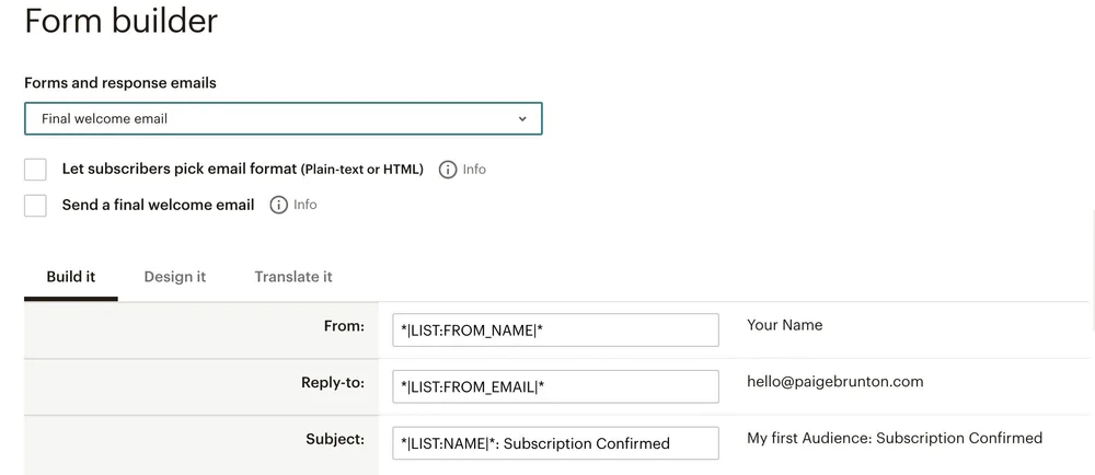 How to connect Squarespace to Mailchimp in 2020 — Paige Brunton ...