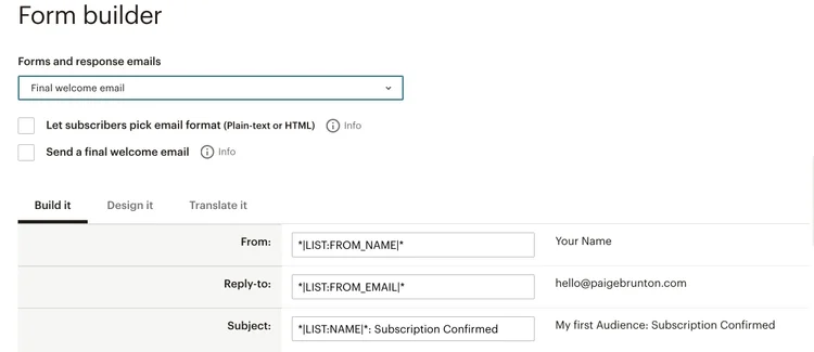 How to connect Squarespace to Mailchimp in 2020 — Paige Brunton ...