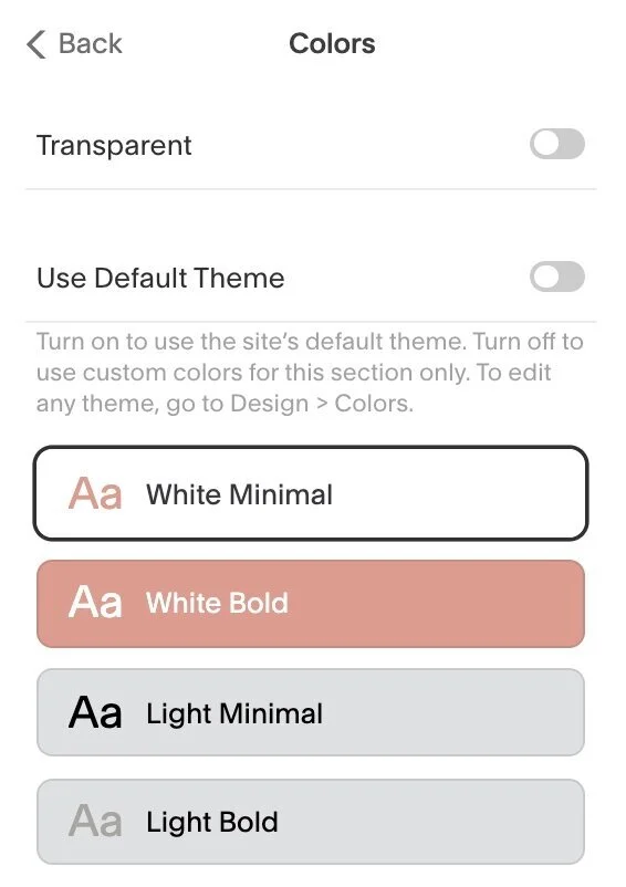 Squarespace basics: using site styles — Paige Brunton