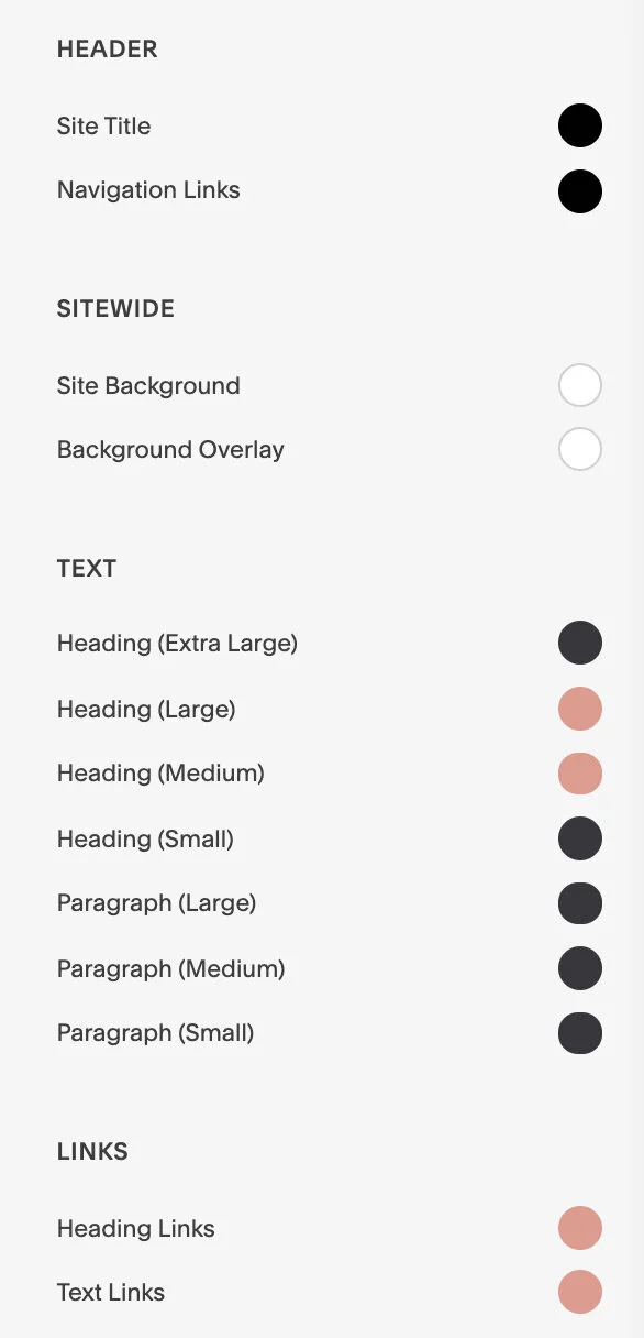 Squarespace basics: using site styles — Paige Brunton