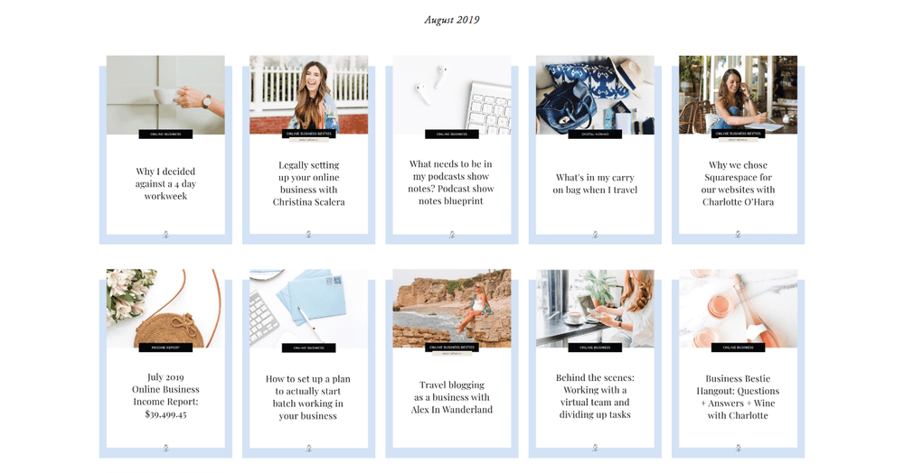 How to completely redesign your Squarespace blog page — Paige Brunton