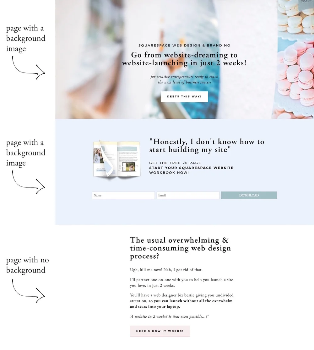 How to change the content background color on one individual page or ...
