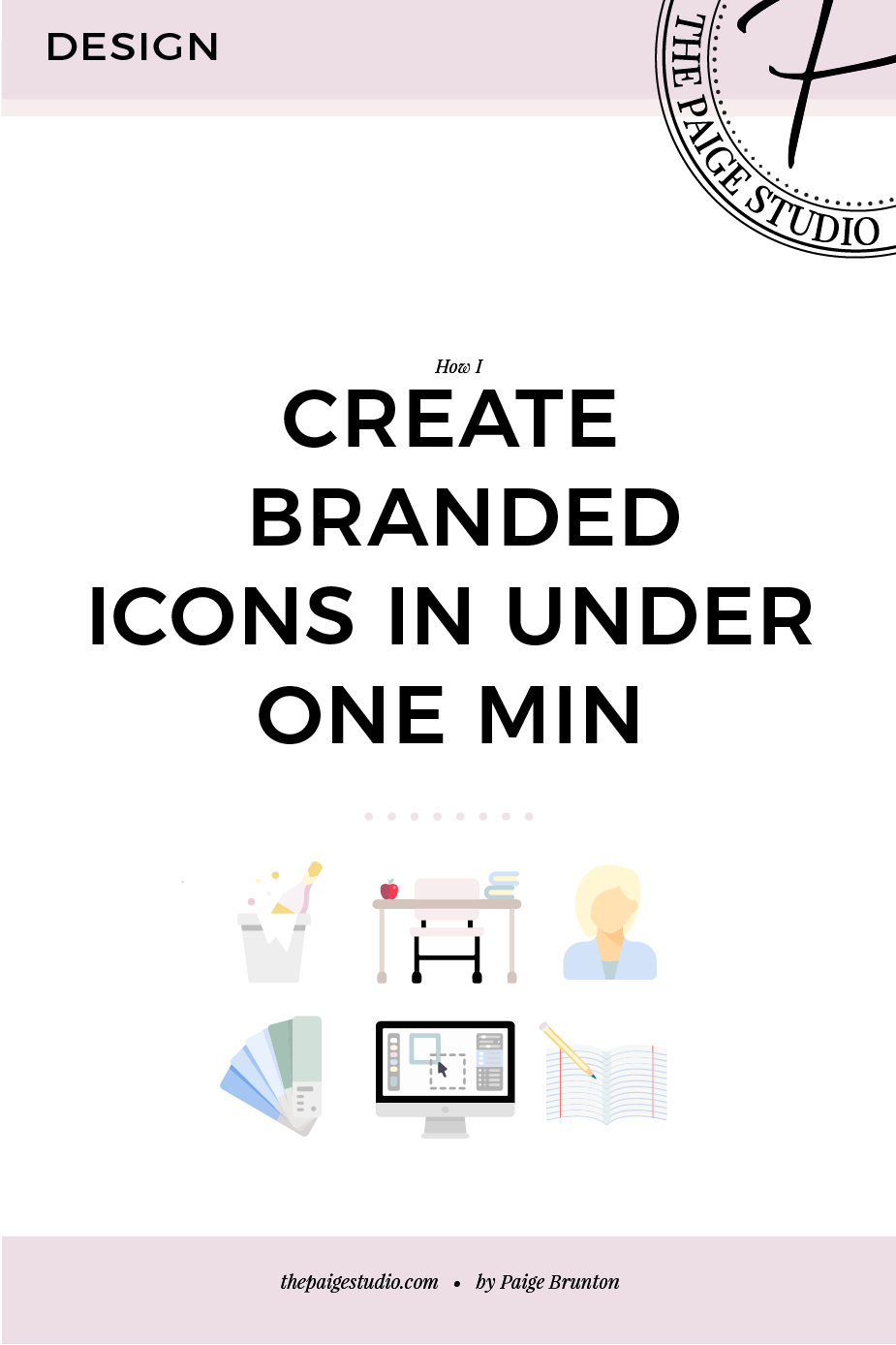 How I create custom, branded icons in under 1 min — Paige Brunton