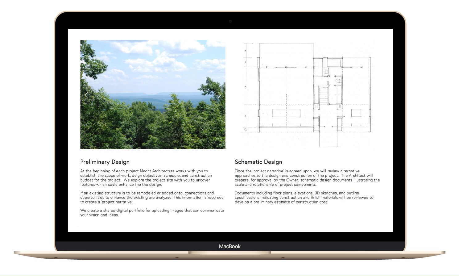Macht Architects Website Design — Paige Brunton