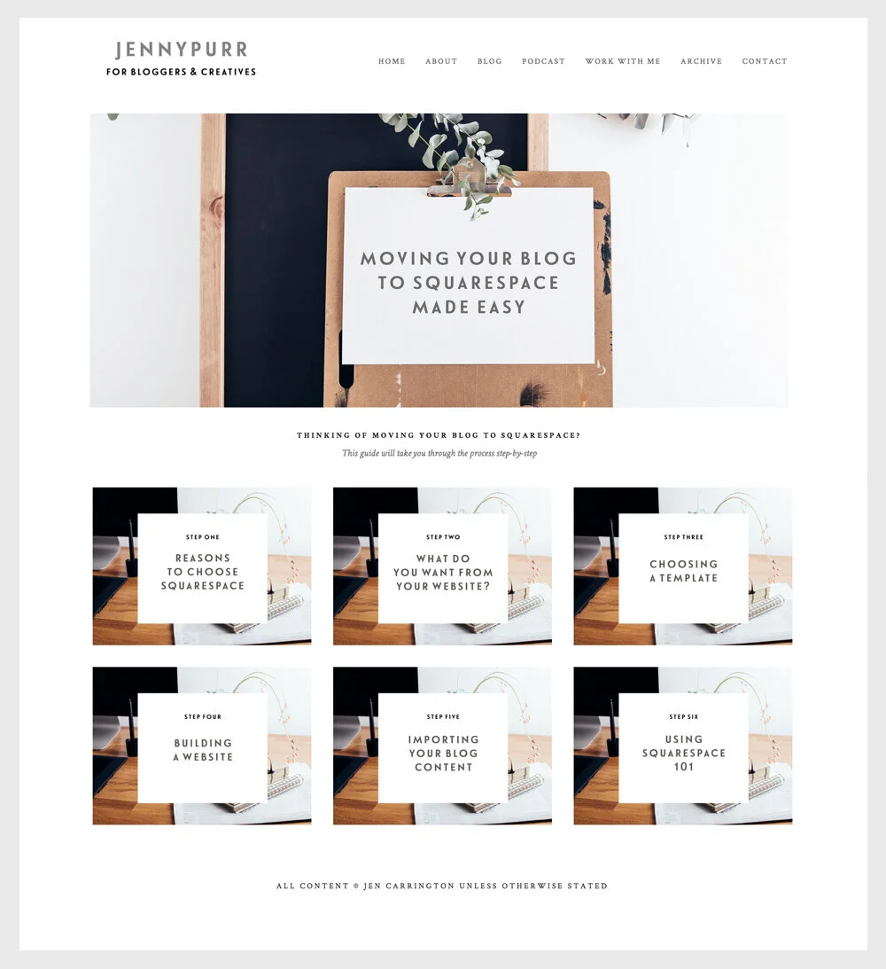 7 best Squarespace workarounds on the web — Paige Brunton