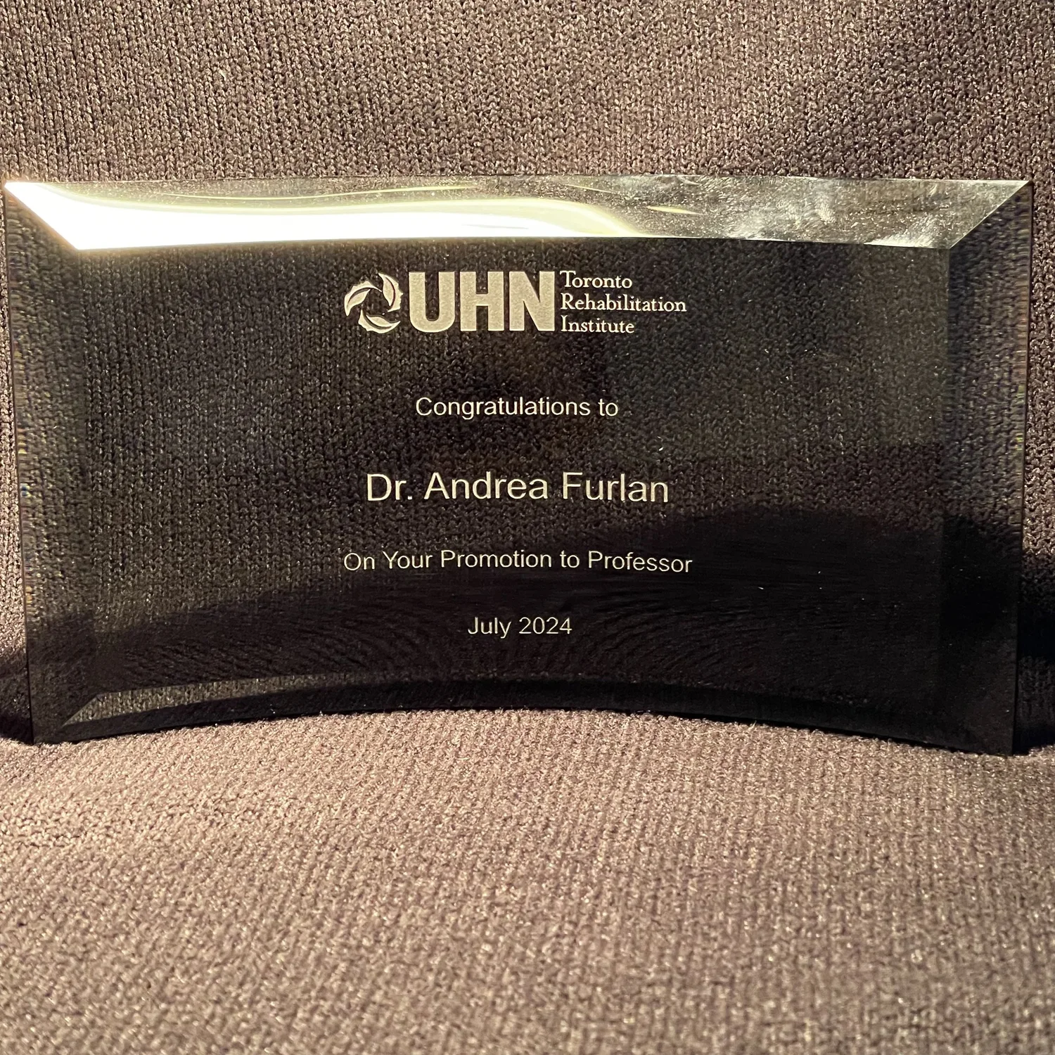 Doctor Andrea Furlan — Dr. Andrea Furlan