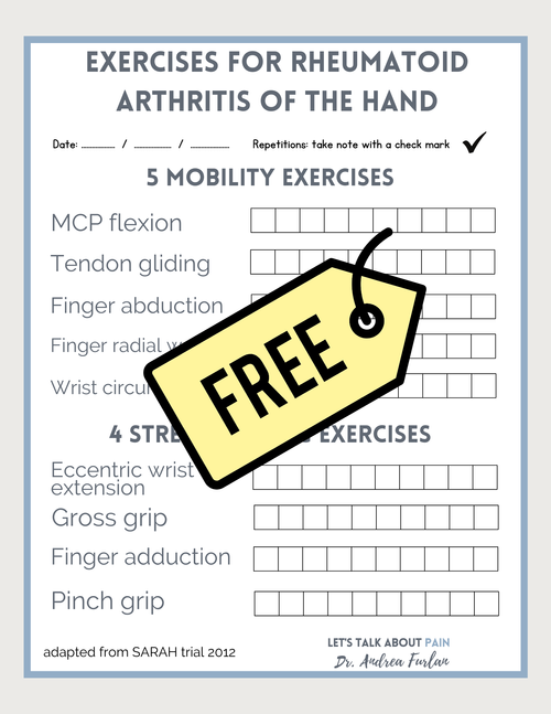 Hand and wrist pain — Dr. Andrea Furlan