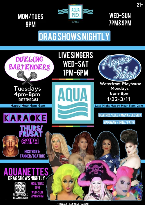 Aqua Bar & Nightclub Key West, FL | Aquaplex Key West