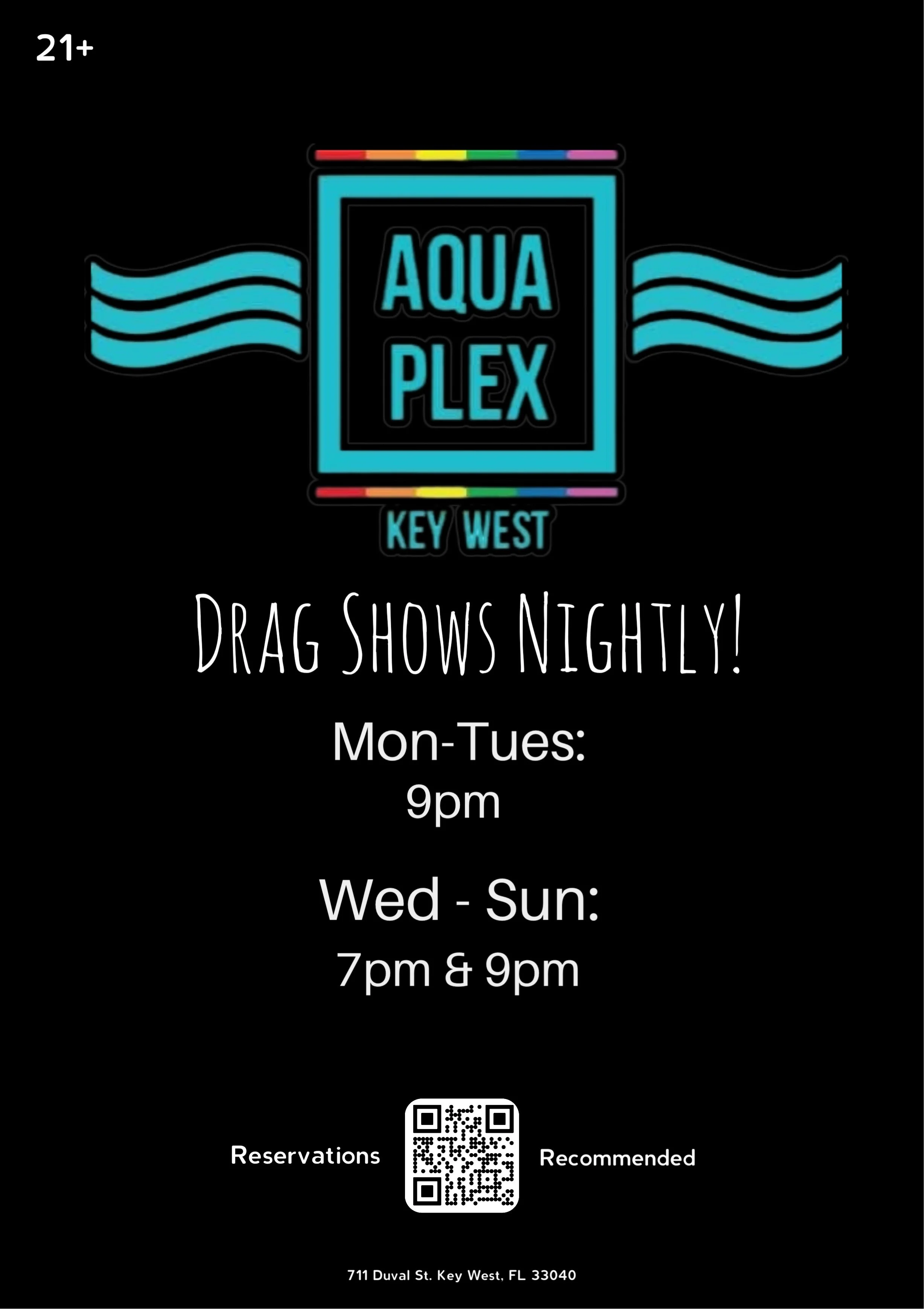 Aqua Bar & Nightclub Key West, FL | Aquaplex Key West