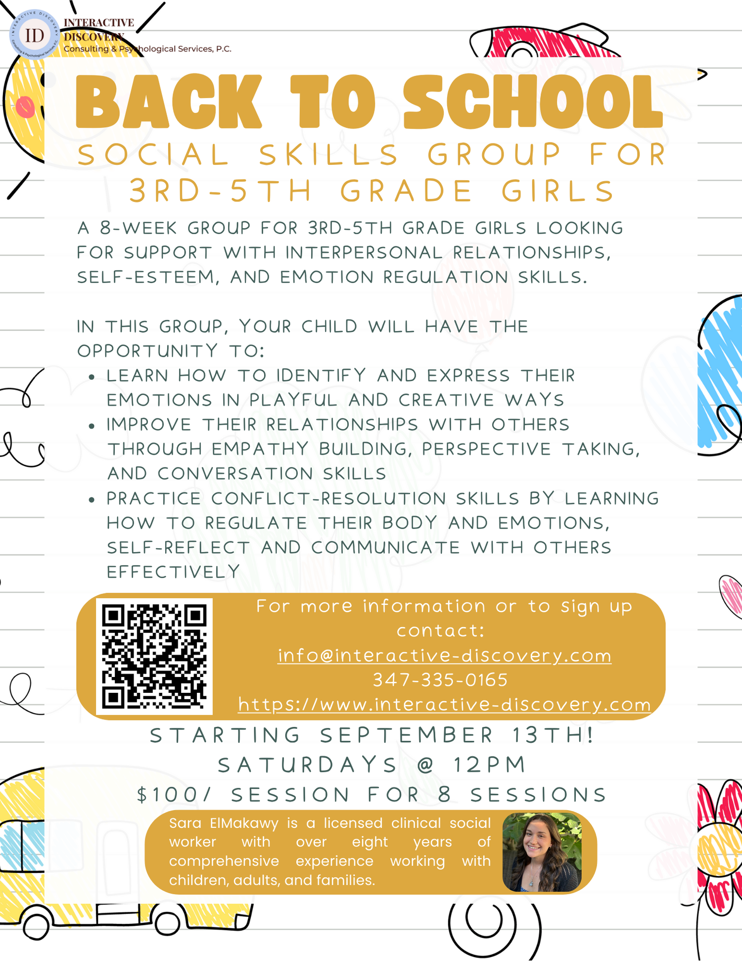 Social Skills Group for 3rd-5th Grade Girls in Park Slope, NY ...