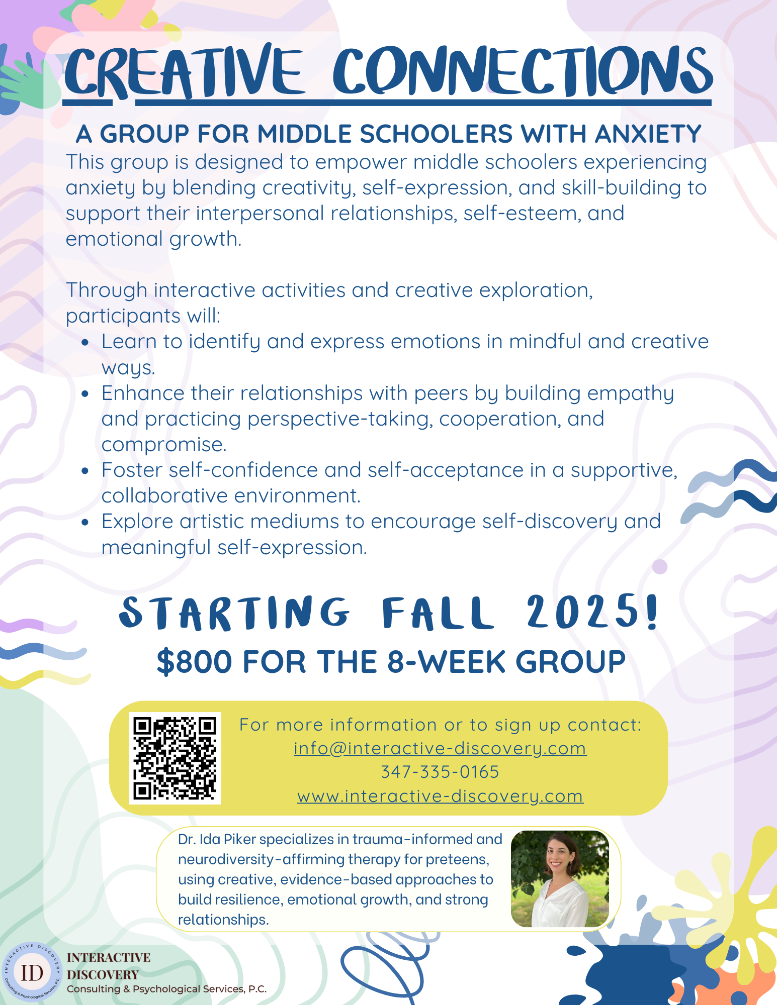 Creative Connections: Social Skills Group for Middle Schoolers ...