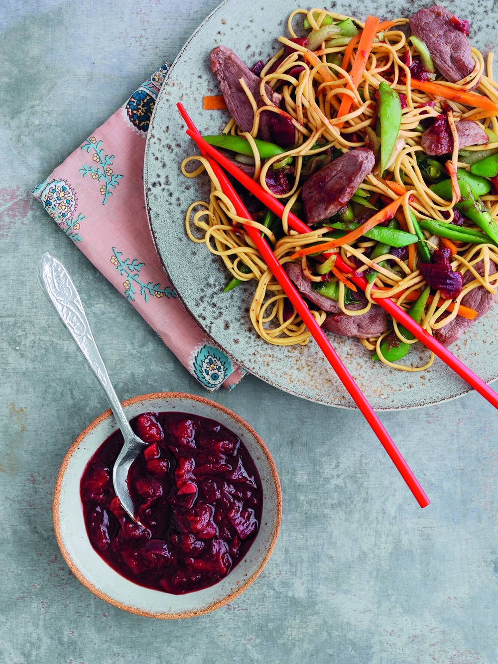 South African Plum Sauce with Duck Stir-fry — (South African Fruit logo ...