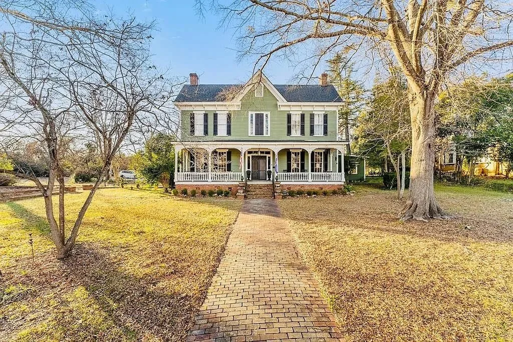McGowan-Gary-Harris House, 1850 Colonial style in Abbeville, South ...