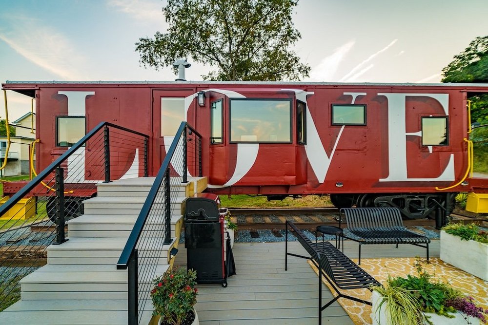 James Station: Unique Train Caboose Stay | All Belong Co