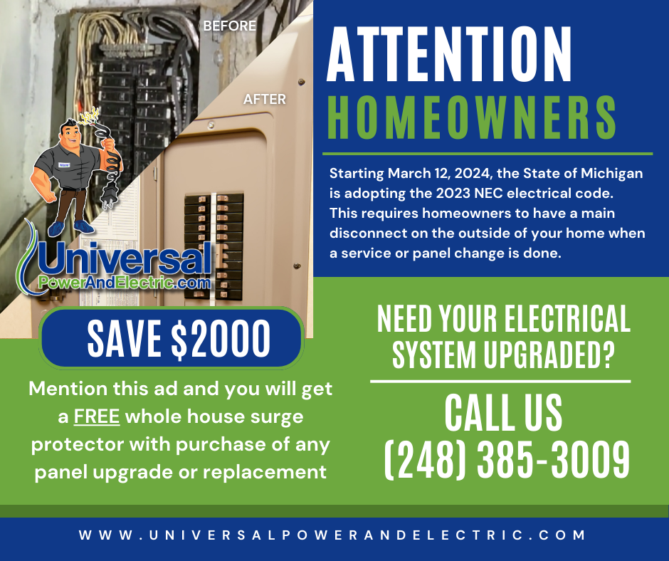 Upcoming Changes in Michigan Electrical Codes — Universal Power & Electric