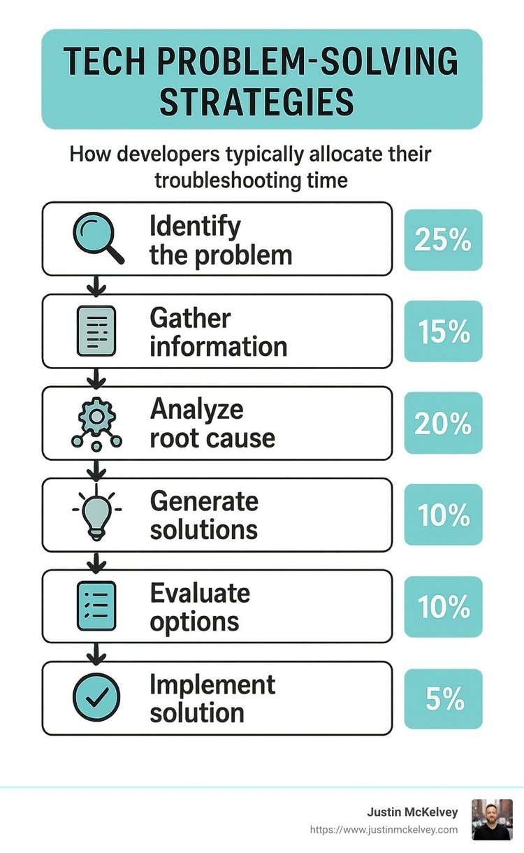How to Solve Tech Problems Without Losing Your Mind — Justin McKelvey