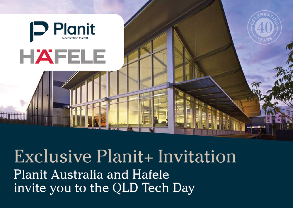 Planit Australia and Hafele invite you to the 2024 Queensland Tech Day ...