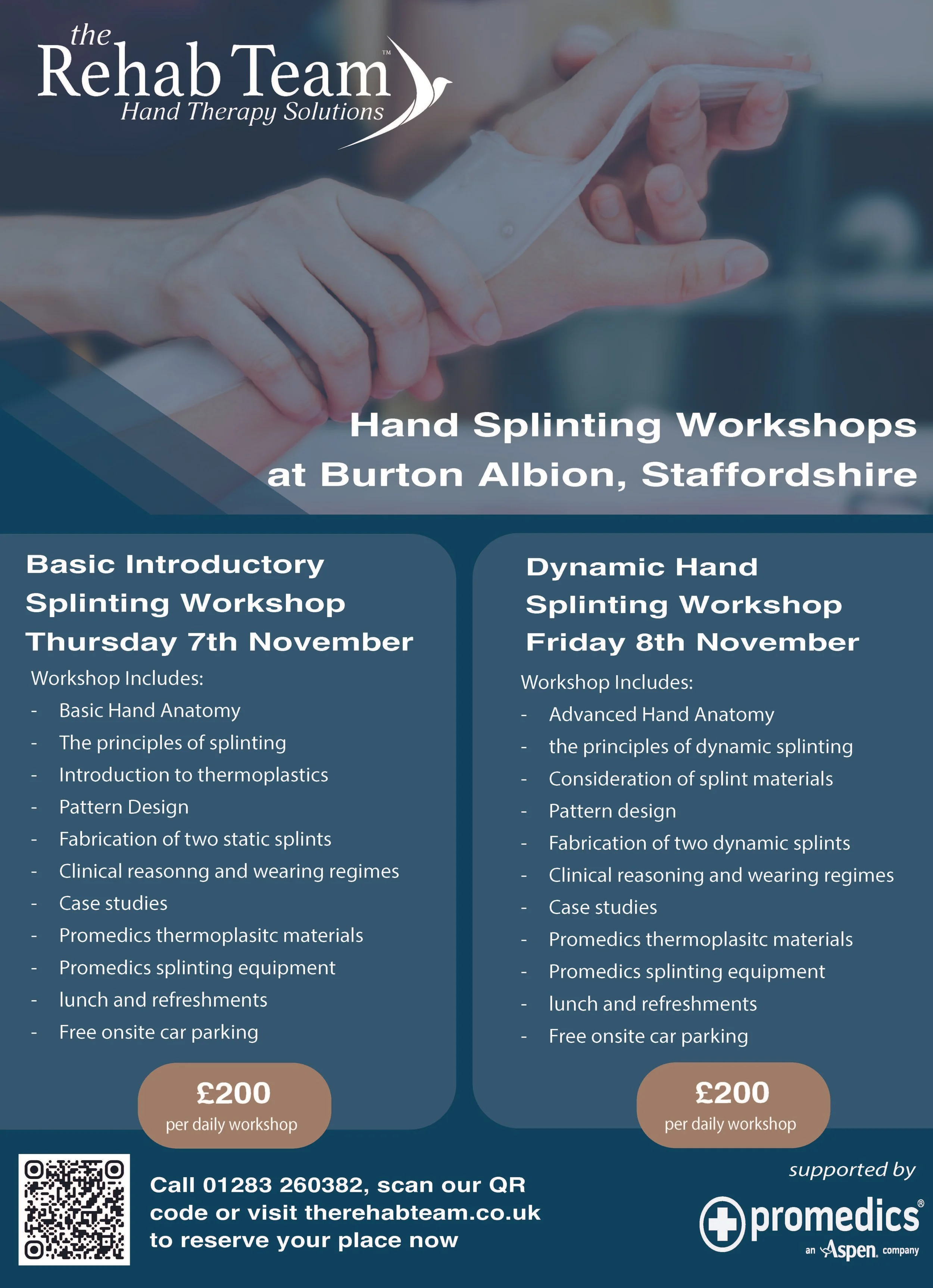 Hand Splinting Workshops for Healthcare Professionals — The Rehab Team