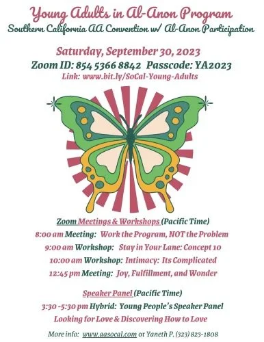 NYC Intergroup calendar of Al-Anon related events. — NYC Al-Anon