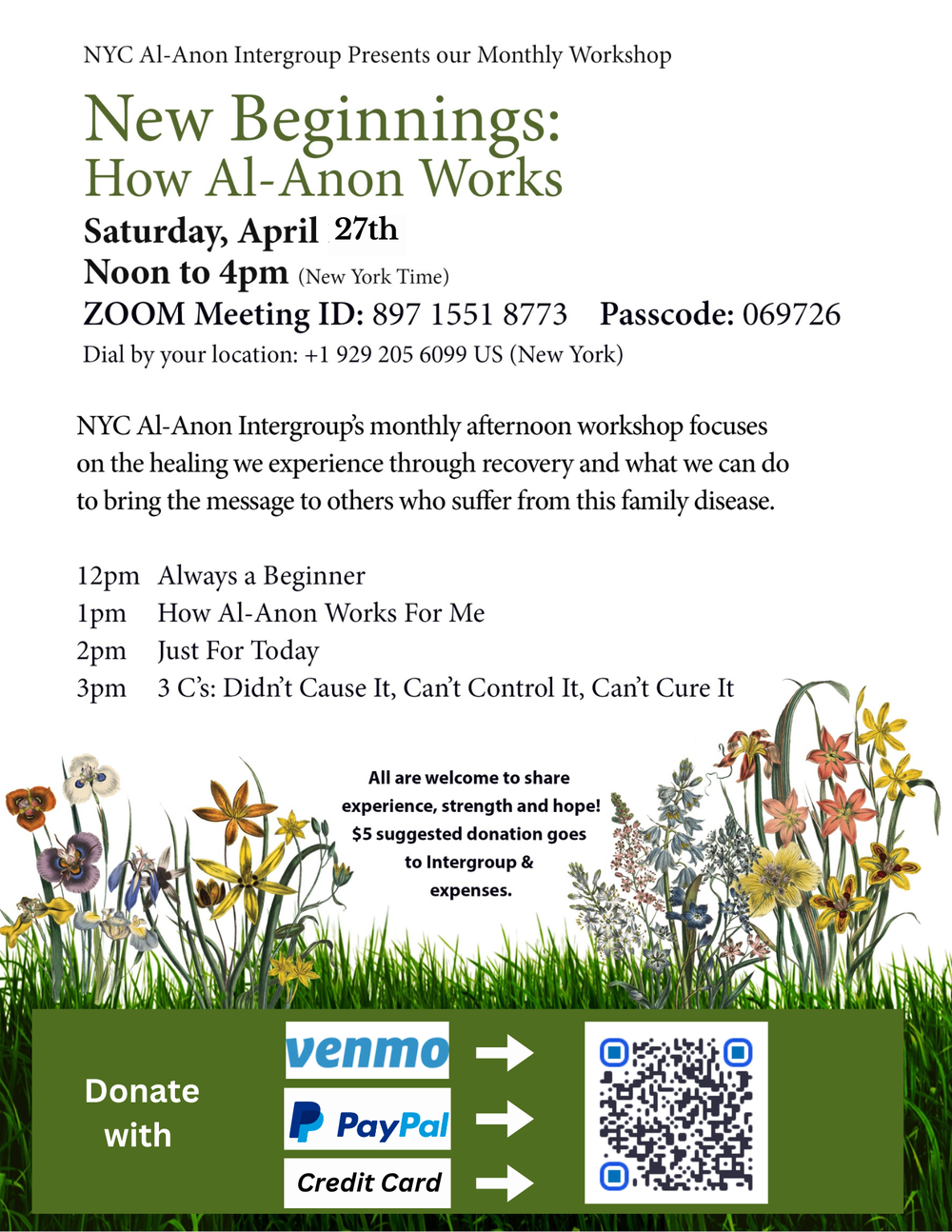 Share-A-Day: New Beginnings—How Al-Anon Works — NYC Al-Anon
