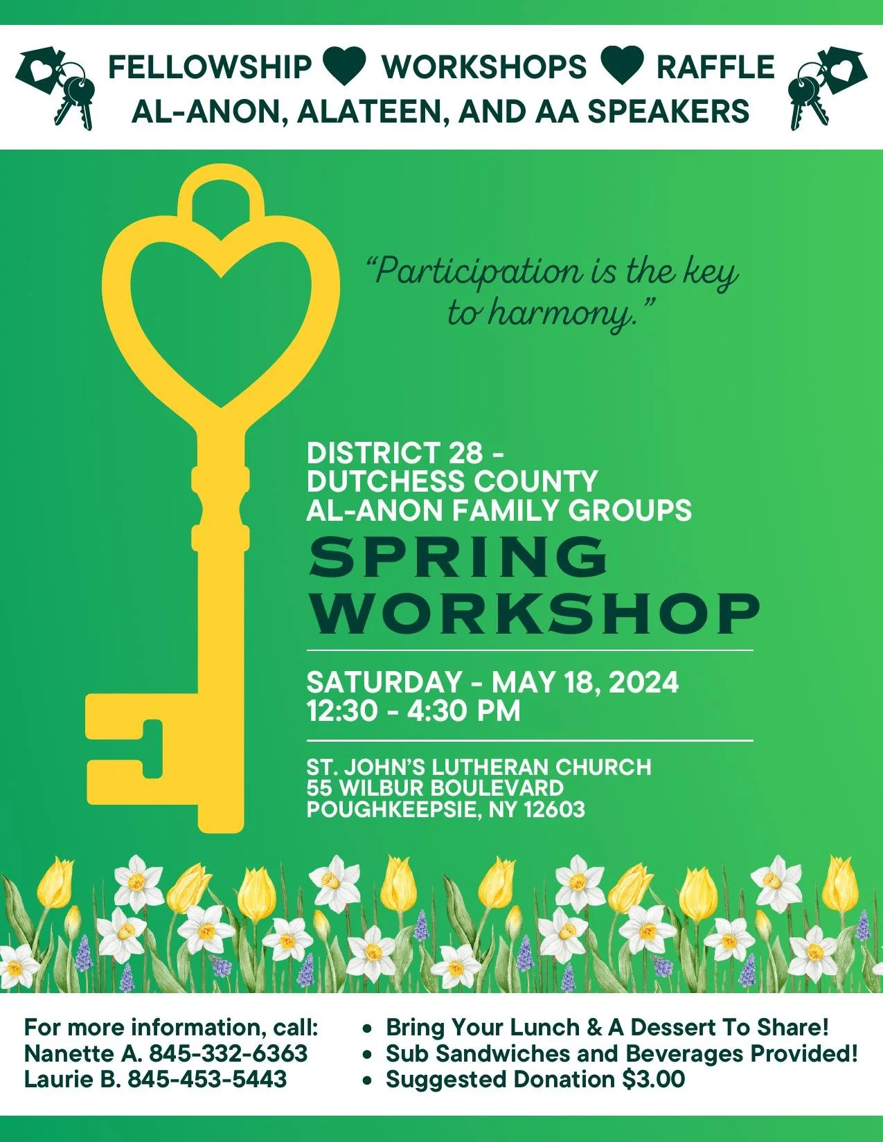 NYC Intergroup calendar of Al-Anon related events. — NYC Al-Anon