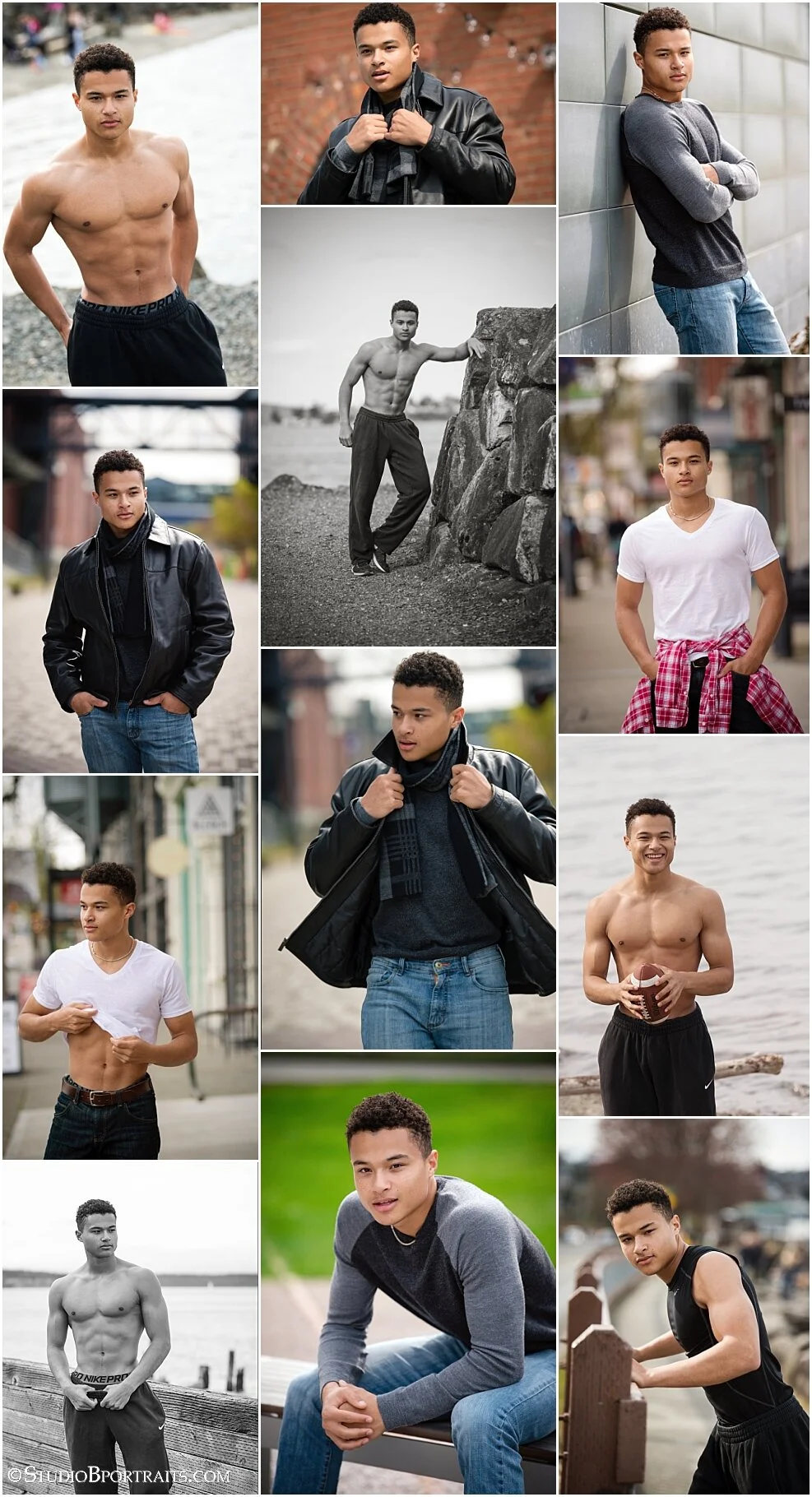 Male Model Test Shoot | Mason for SMG Models — Studio B Portraits ...